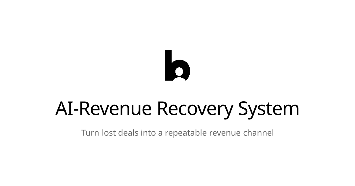 BuyerExperience - AI-Revenue Recovery System